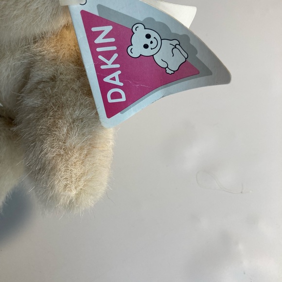 Dakin | Toys | Rare 8 Dakin 99 Tan Plush Ribbon Bear 30510 W Paper Hang ...